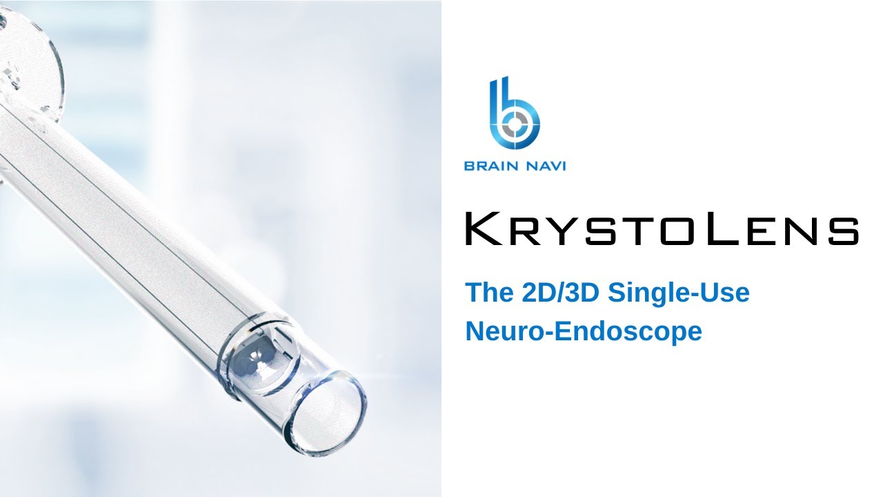 KrystoLens, the First 2D/3D Single-Use Endoscope - YouTube