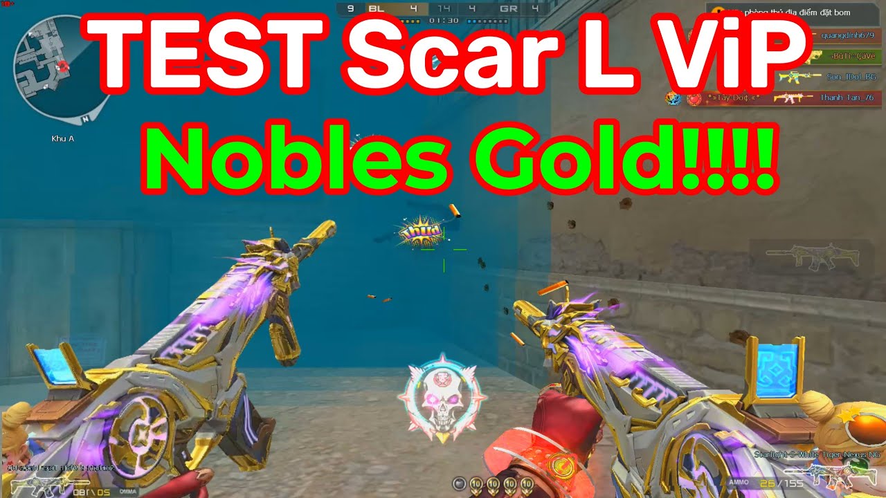 Scar L Vip Noble Gold Mới Test Thử Xem Sao Video4K - YouTube