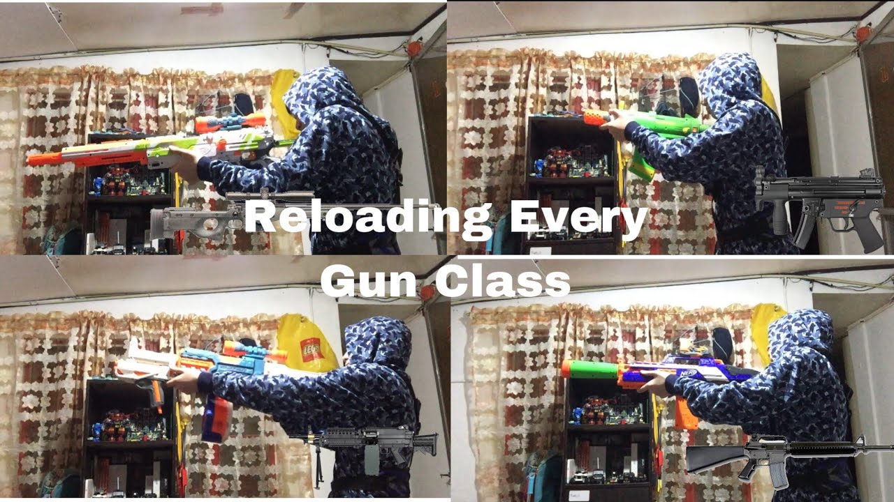 Reloading Every Class Of Gun. Ever. - YouTube