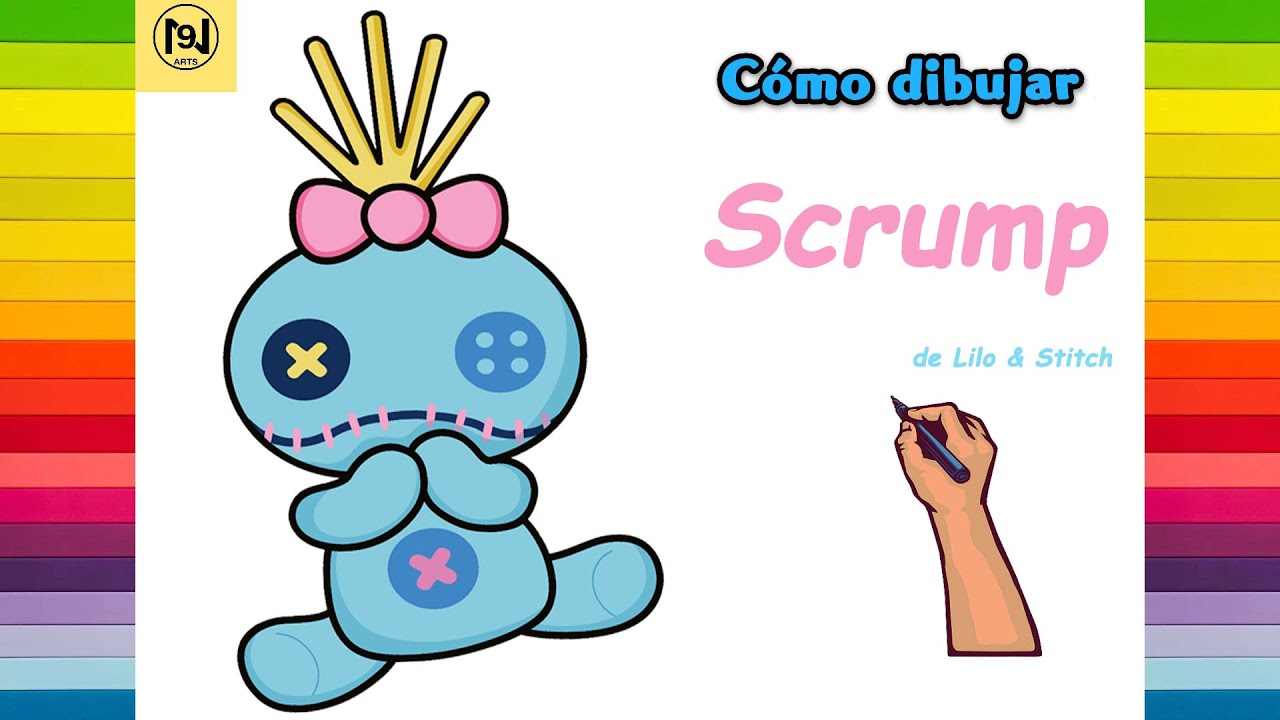 Cómo dibujar Scrump Rag Doll de Lilo y Stitch - YouTube