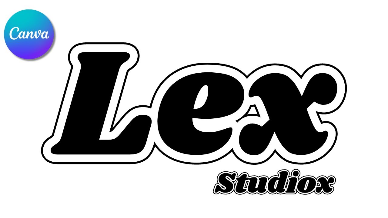 How to Add Offset Stroke to Your Text Using Canva - YouTube