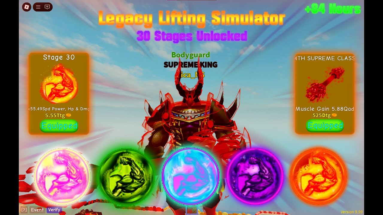 I Unlocked Stage 30 in Legacy Lifting Simulator!! (Stages 25-30) [+84H ...