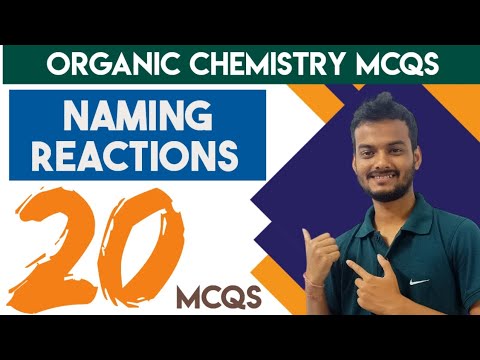 Most important MCQS 🔥//Naming reactions//Organic chemistry ⚗️ Top 20 ...