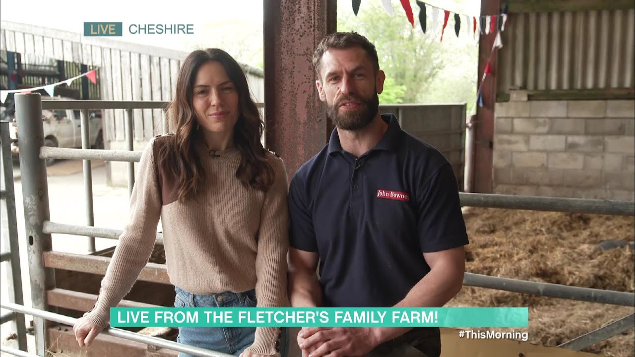 Calvin, Liz Fletcher (Fletchers On The Farm) On This Morning [06.05. ...