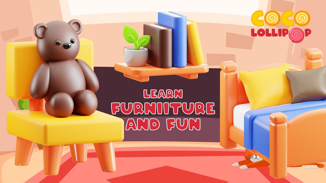 Fun and Educational Kids' Guide to Home Furniture Names | Learn About ...