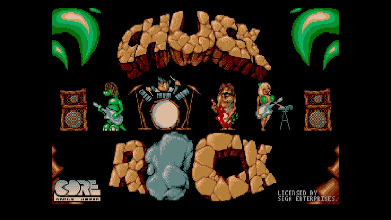 Chuck Rock- Intro - 1993 - Mega CD / Sega CD - USA HD - YouTube