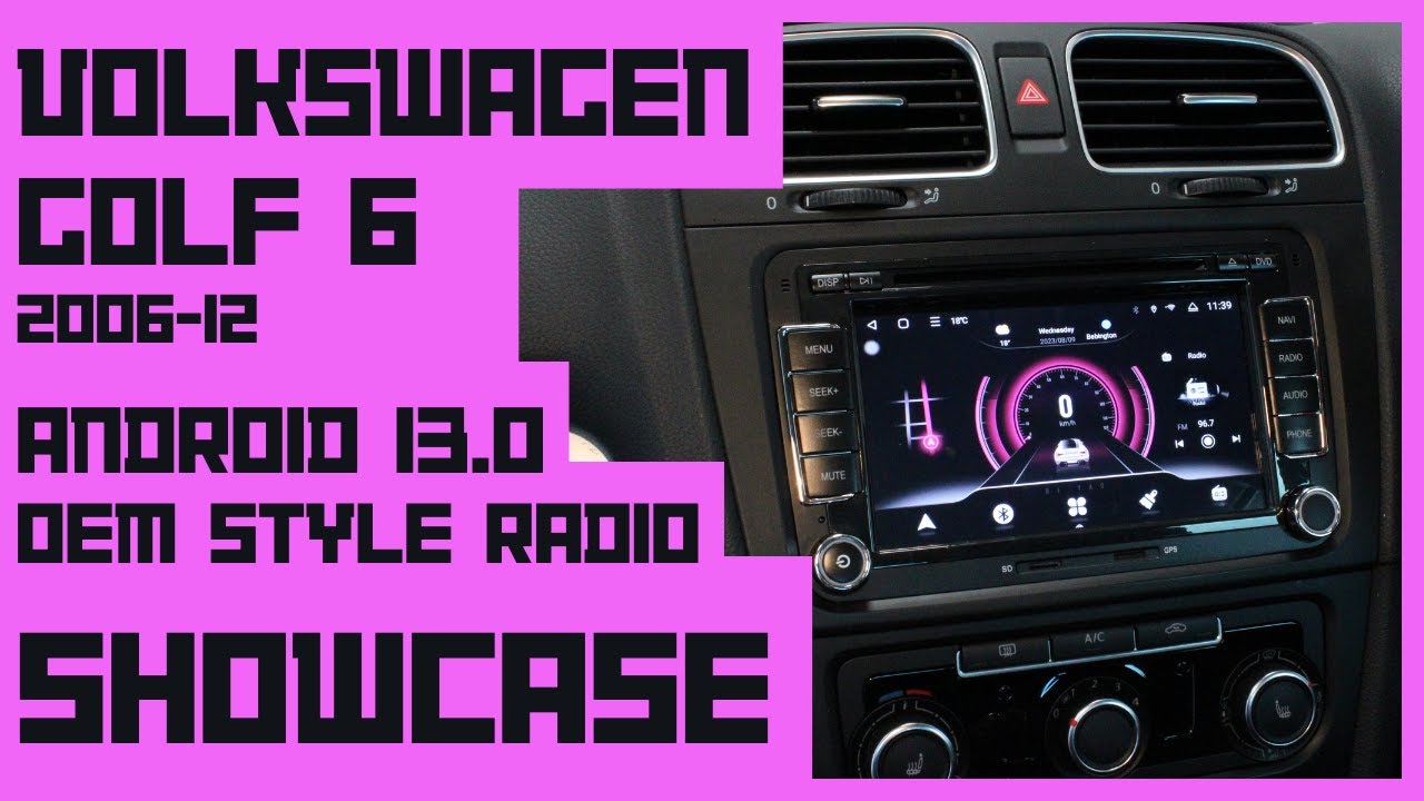 Volkswagen Golf 5/6 | 2006-12 | Android Head Unit Showcase Android 13 ...