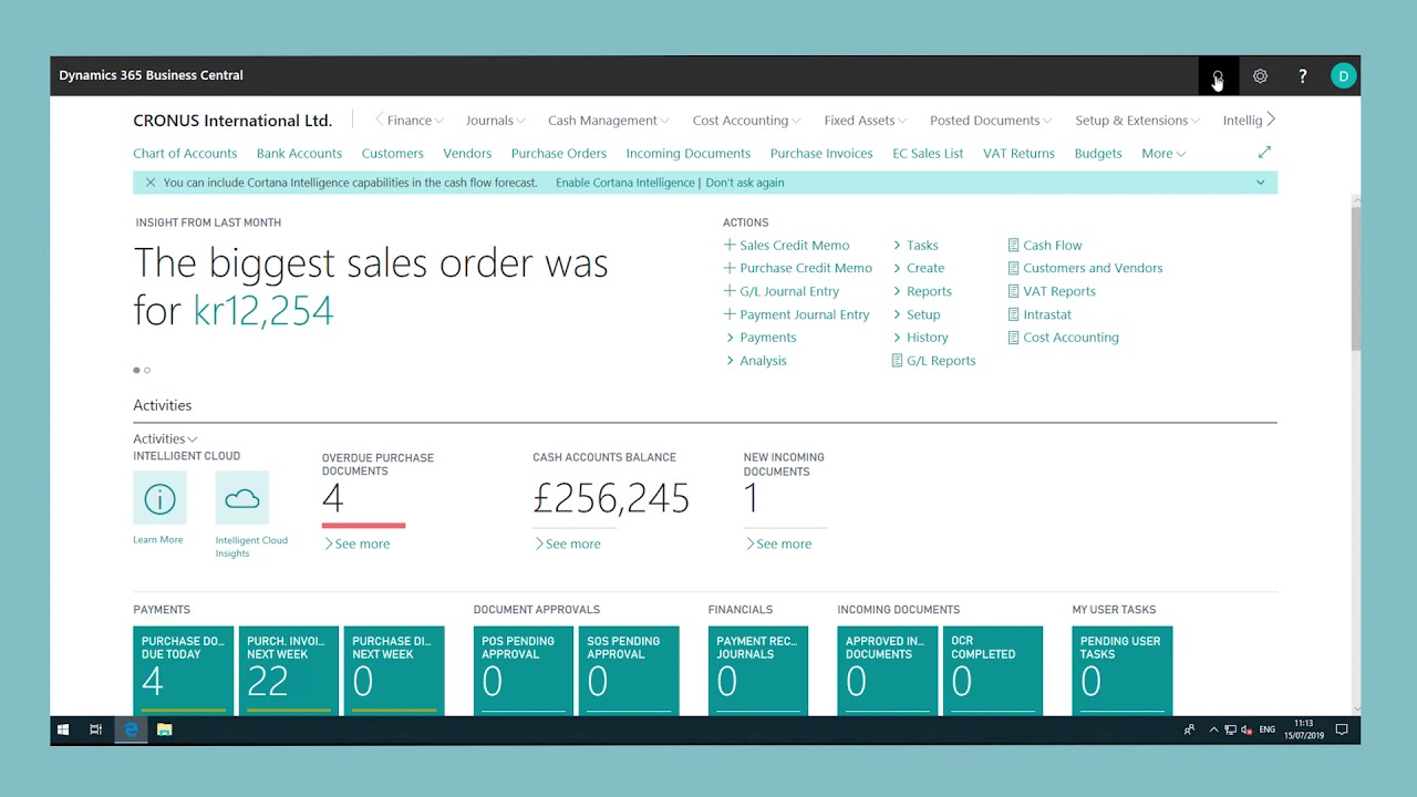 Update Currency Exchange Rates in Dynamics 365 Business Central - YouTube