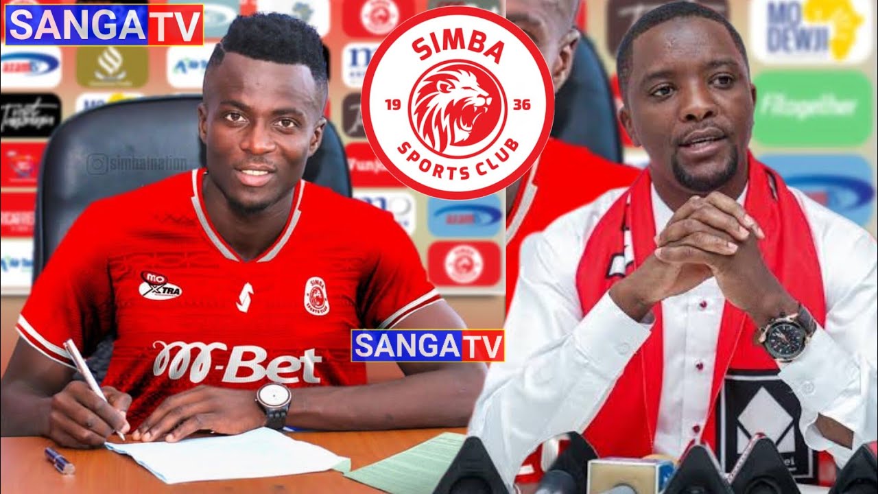 🔴#live Muda Huu Simba Wamtambulisha FABRICE NGOMA Usajili Wa Kishindo ...