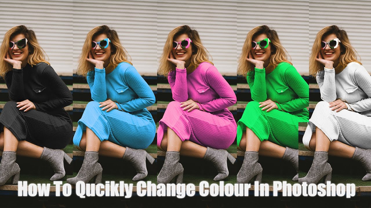 How To Quickly Change Colour In Your Images Using Photoshop [Tutorial ...