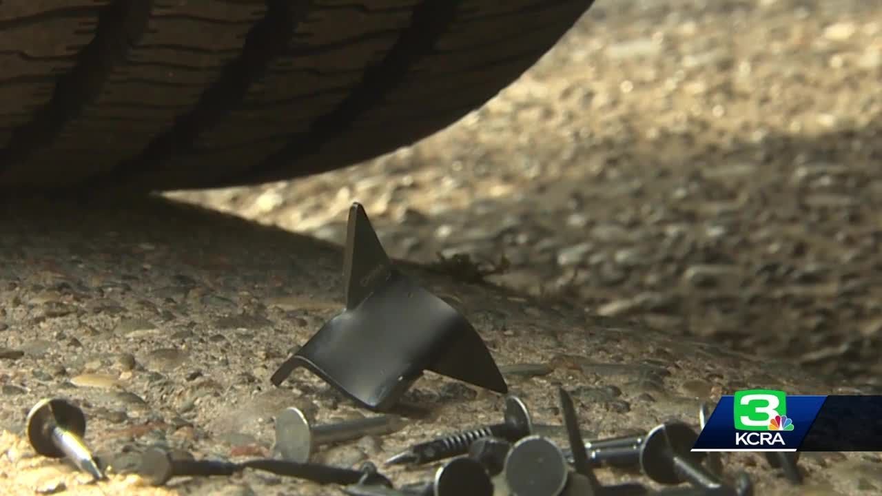 Residents concerned after nails, sharp metal objects found in ...