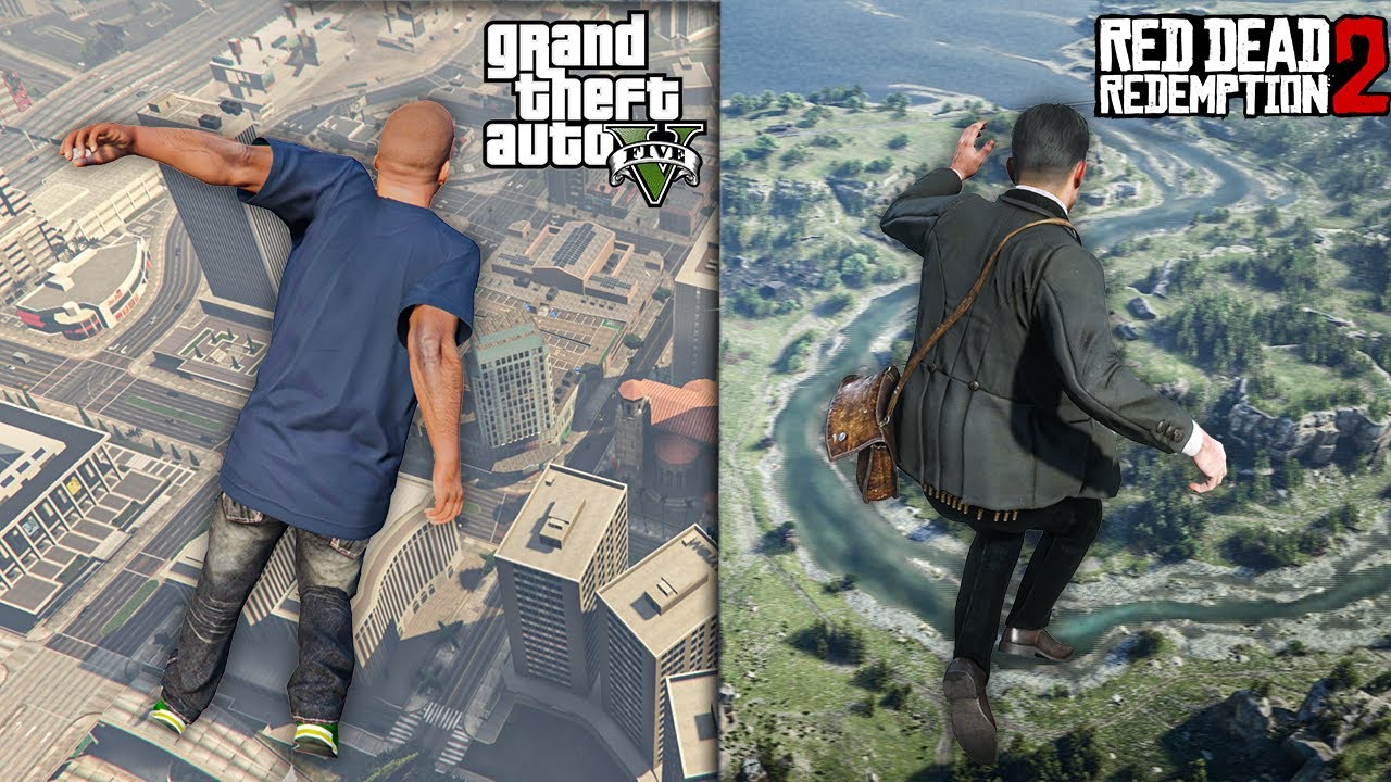GTA V vs Red Dead 2 Battle of Rockstar's Best - YouTube