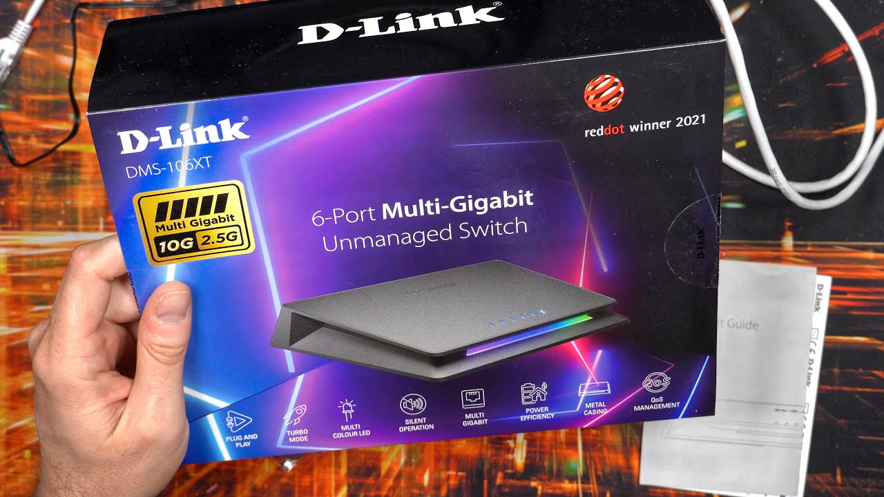D-Link 6-Port Multi-Gigabit Unmanaged Switch (DMS-106XT) | Unboxing ...