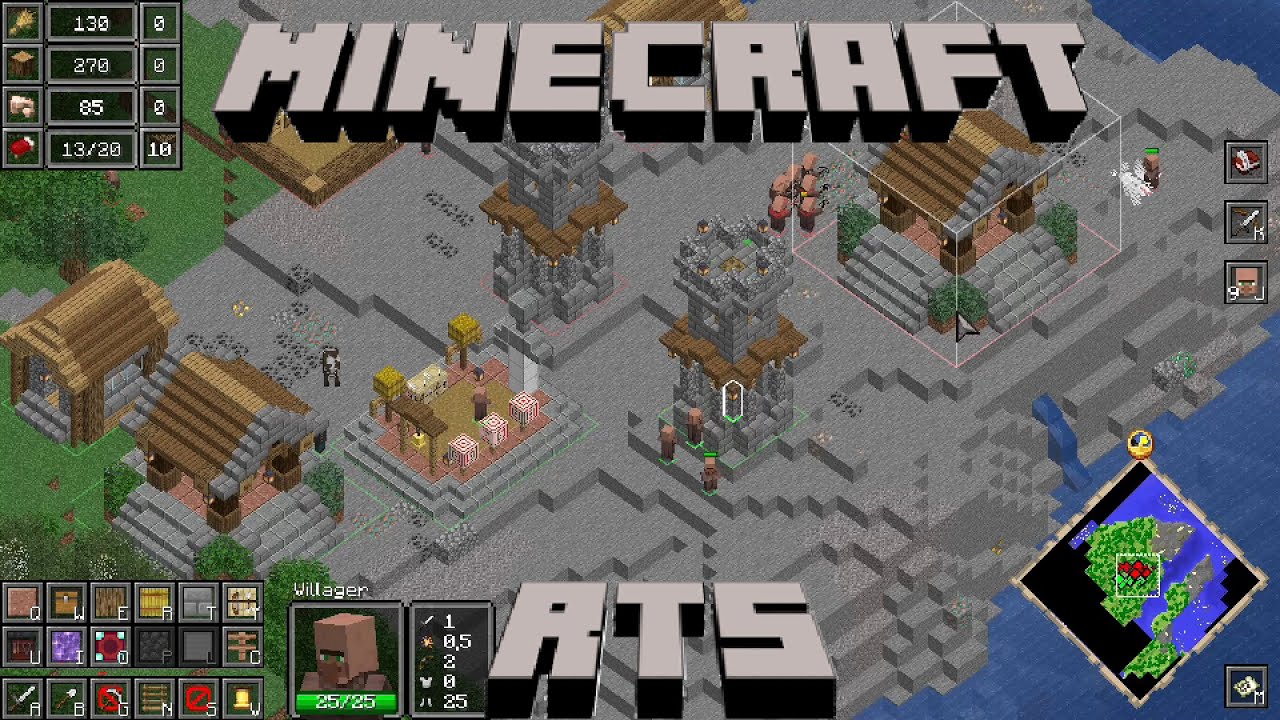 MINECRAFT PERO ES UN RTS - YouTube