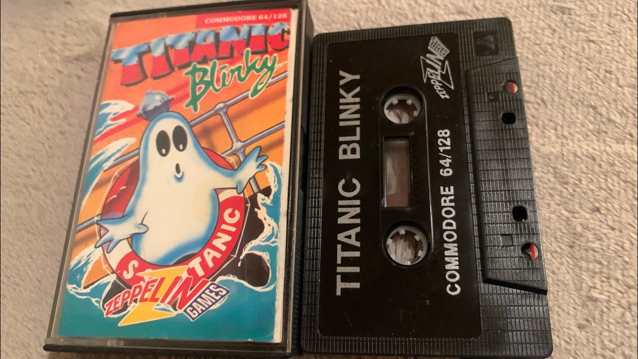 Commodore 64 Titanic Blinky By Zeppelin Games - Pal Cassette game - YouTube