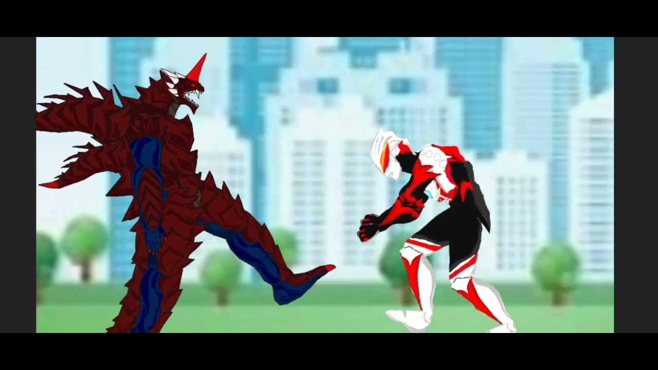 Ultraman orb vs maga orochi dc2 animation - YouTube