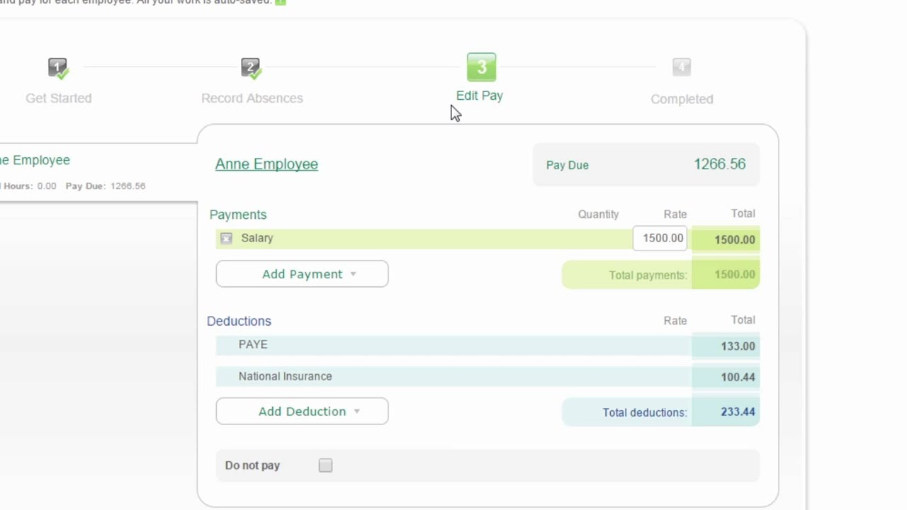Editing a Payrun in Sage One Payroll - YouTube