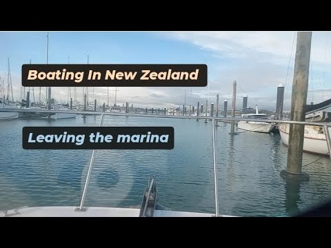 Boating In The Pacific: Leaving Marina for Hallout - YouTube