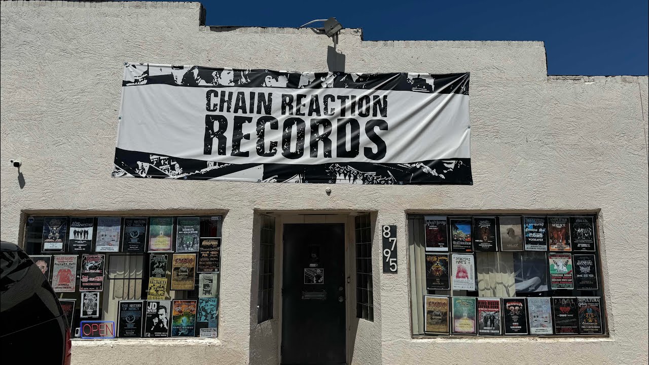 Chain Reaction Records Store Tour -Lakewood CO- Lots of Metal and Punk ...