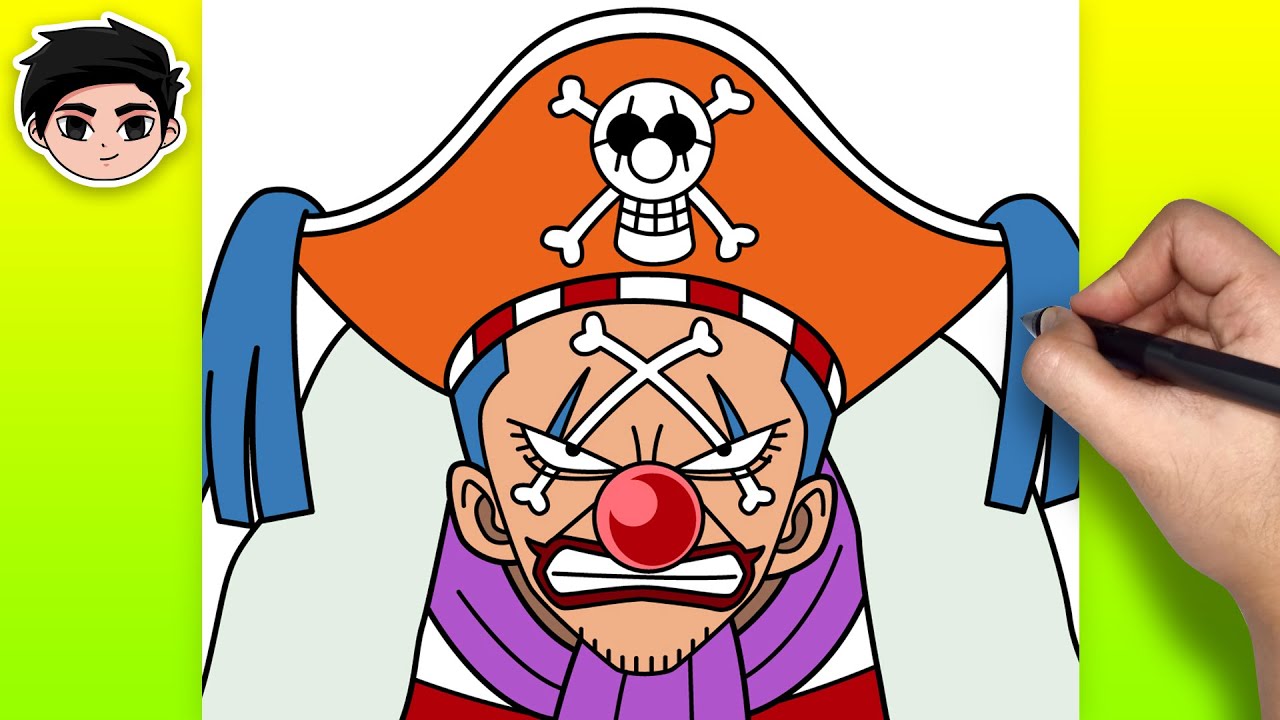 How to Draw Buggy from One Piece | Easy Step-by-Step - YouTube