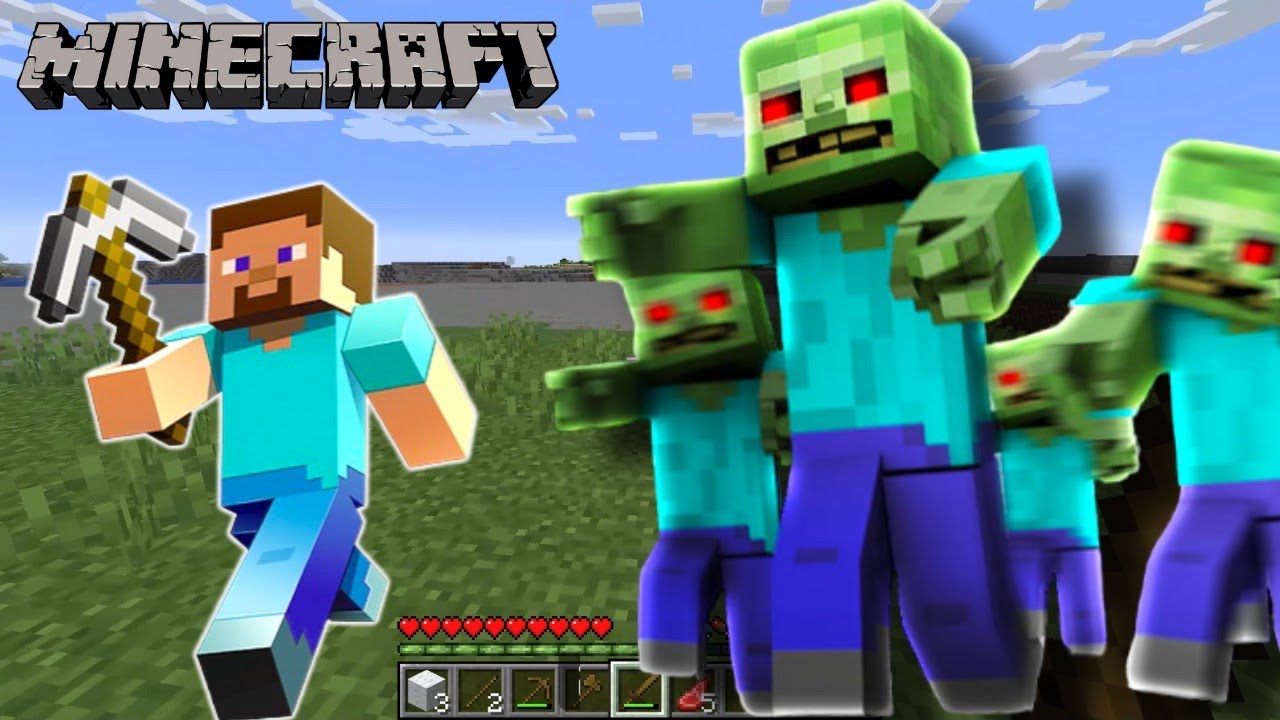 PLAYING MINECRAFT FOR FIRST TIME ( CREEPER ATTACK 😱) #01 - YouTube