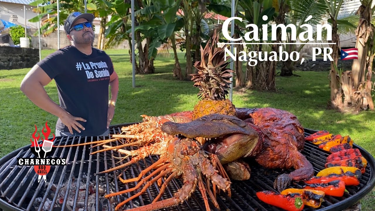 Primera vez asando un Caiman en Puerto Rico EP#251 - YouTube