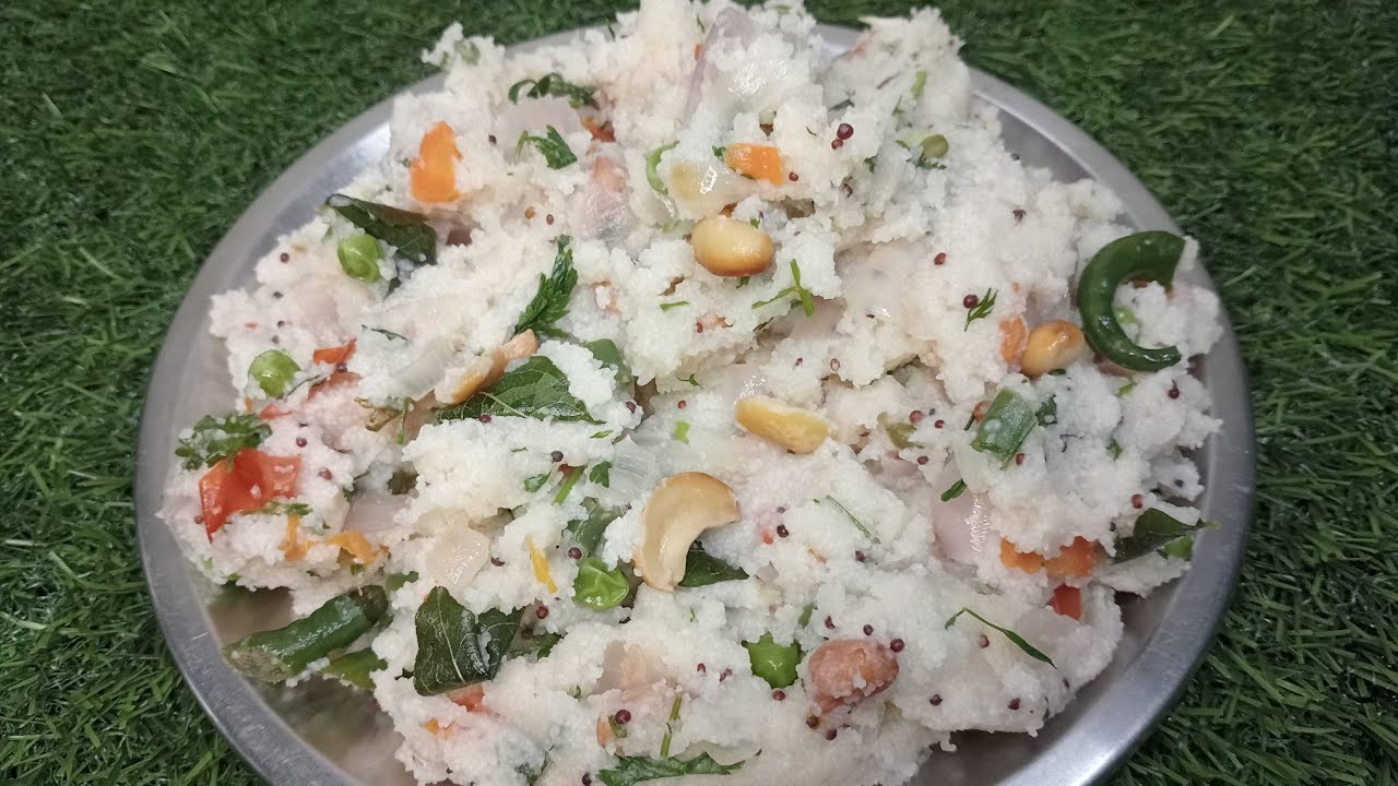 Easy Breakfast Recipe White Upma/Rava Upma Recipe in 5minute by Cook ...
