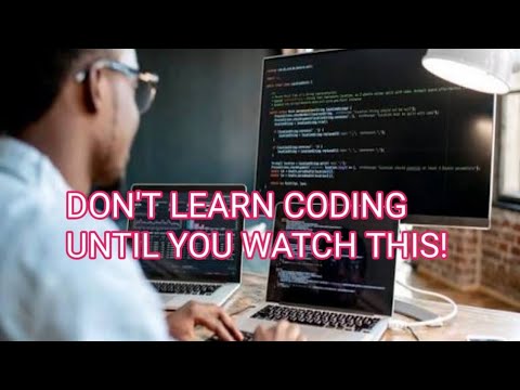 Don't learn coding until you watch this! - YouTube