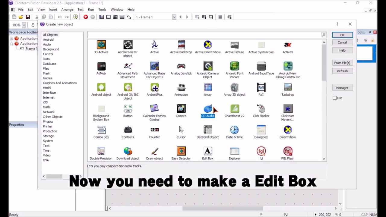 Clickteam Fusion Tutorials: How to make a name input thing. - YouTube