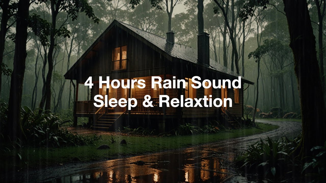 Rainy Forest Retreat: 4 Hour of Relaxing Nature Sounds for Sleep ...