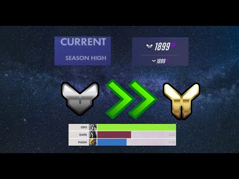 Silver Genji Noob Climbs To Gold (Overwatch) - YouTube