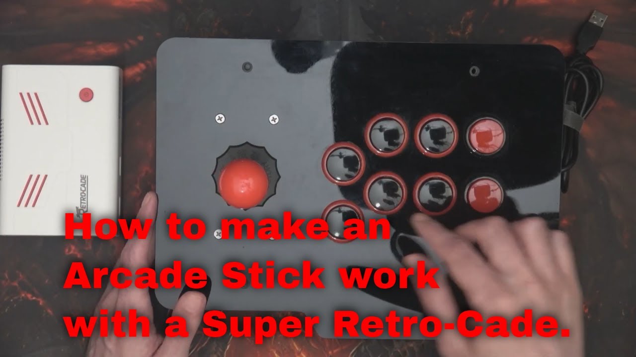How to make an Arcade Stick work with a Super Retro-Cade. - YouTube