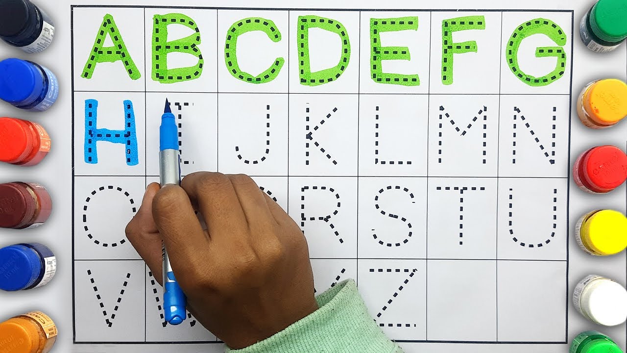 learn abcd alphabets and numbers counting 123 | ABC video | Small ...