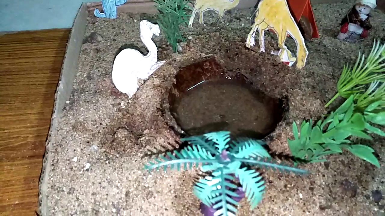 Desert model and explanation for kids - YouTube