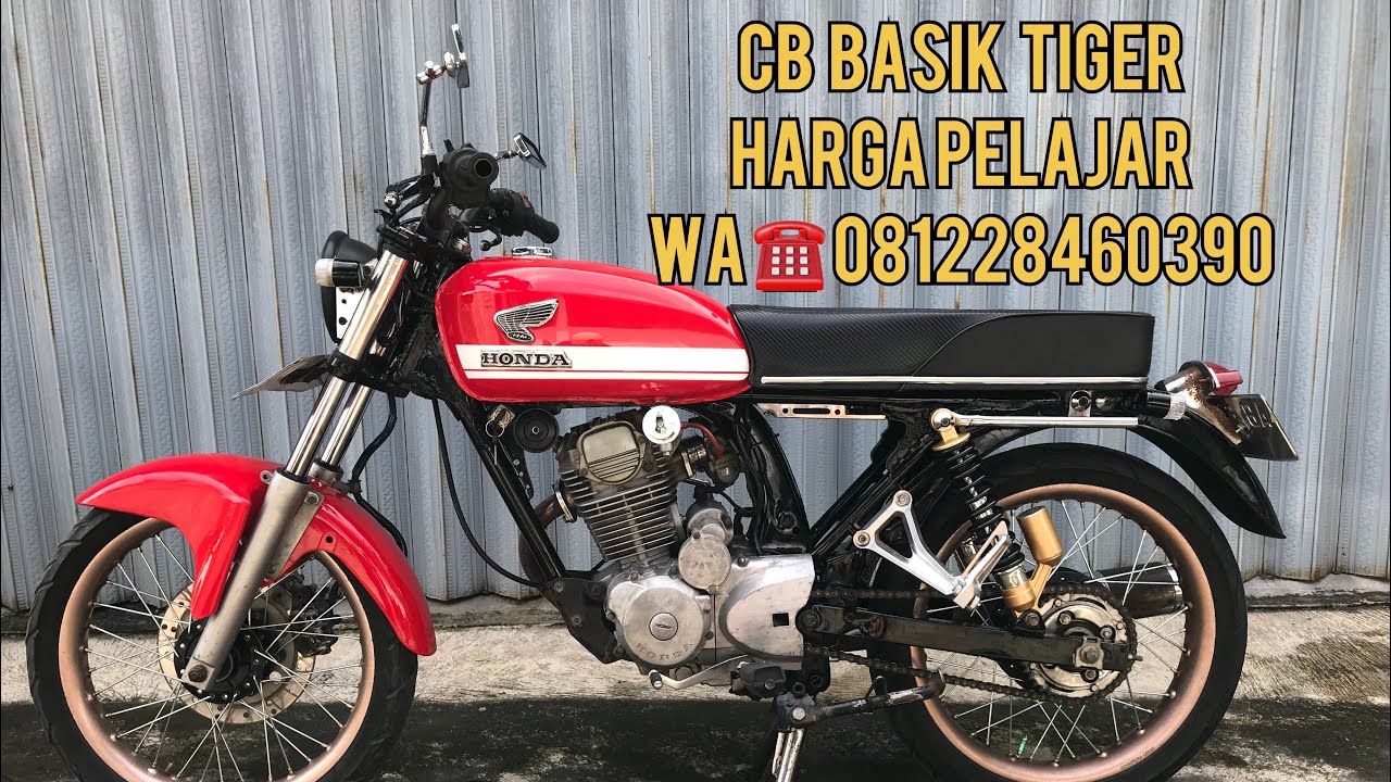 Review Honda CB Murah Mesin Tiger harga pelajar cuma 15 jtan || Wahas ...