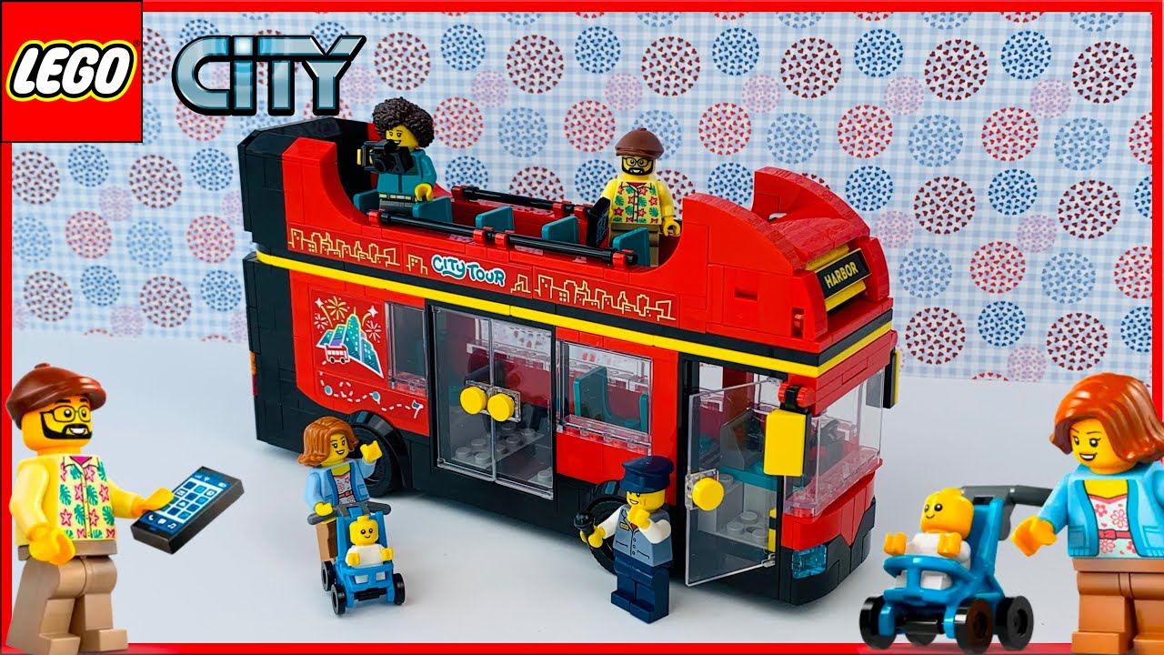 LEGO City - Doppeldeckerbus - Double-Decker Sightseeing Bus - 60407 ...