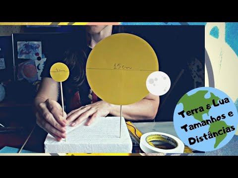 TERRA E LUA - Tamanhos e Distâncias - STEAM PROJECT Astronomia - YouTube
