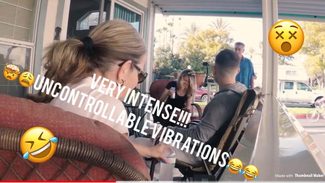 Vibrating panties prank on girlfriend in front of family - YouTube