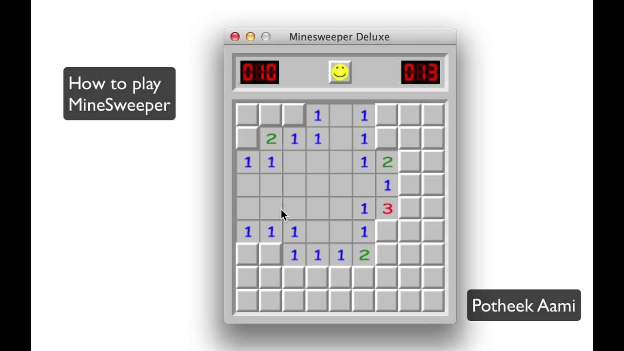 How to Play Mine Sweeper - YouTube