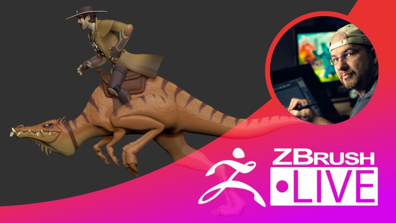 Cowboy Dinorider 2D to 3D - Character Creation - Shane Olson & Kevin ...