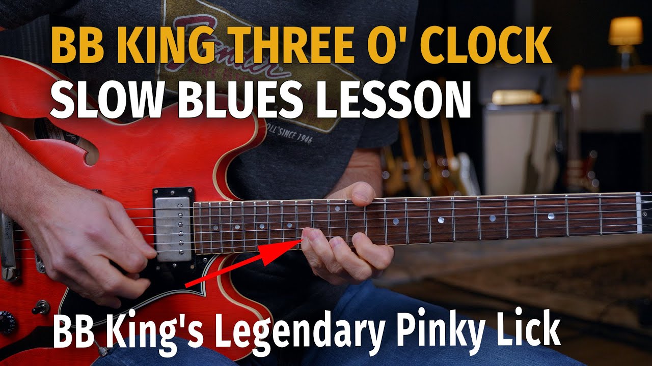 BB King Inspired Three O'Clock Blues Lesson - YouTube