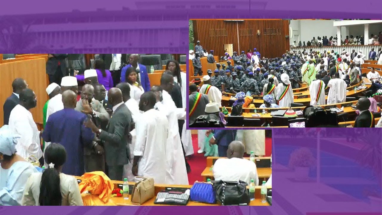 INCROYABLE : L'assemblée nationale inondée de gendarmes - YouTube