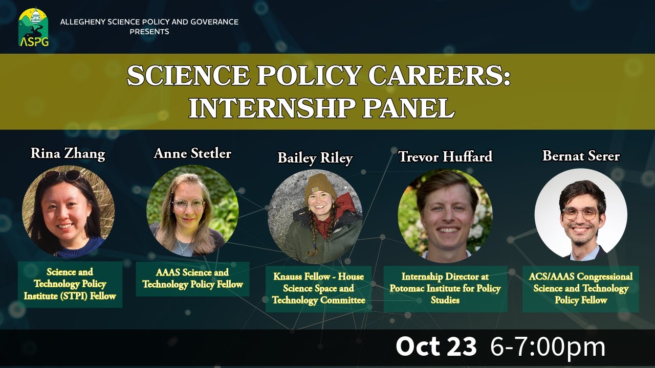 Science Policy Careers: Internship Panel - YouTube