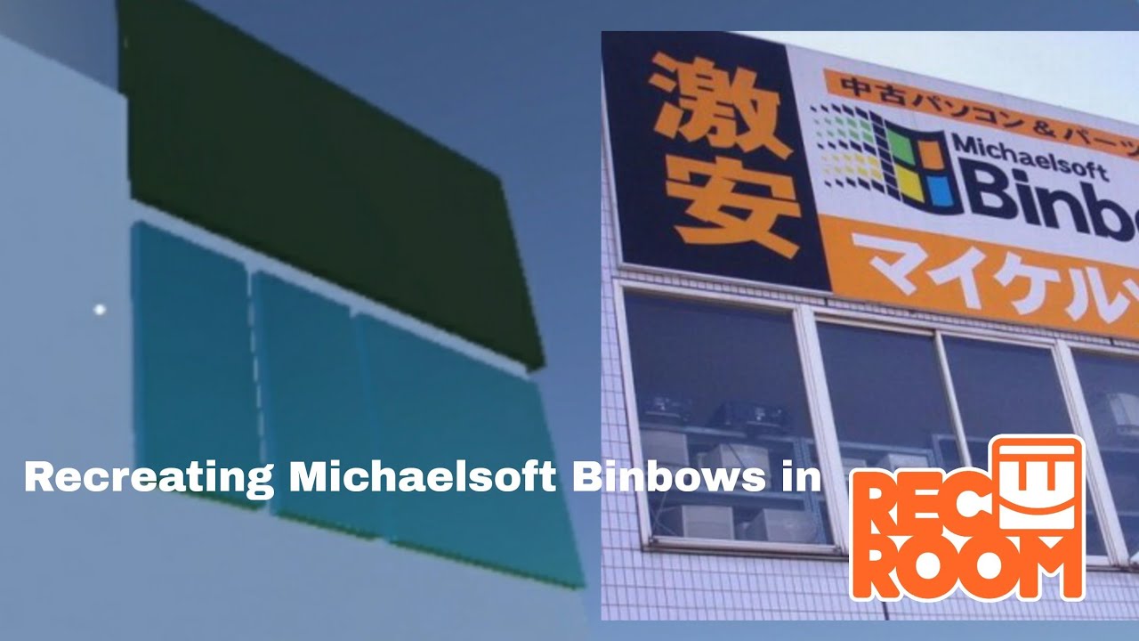 Rec Room - Recreating Michaelsoft Binbows - YouTube