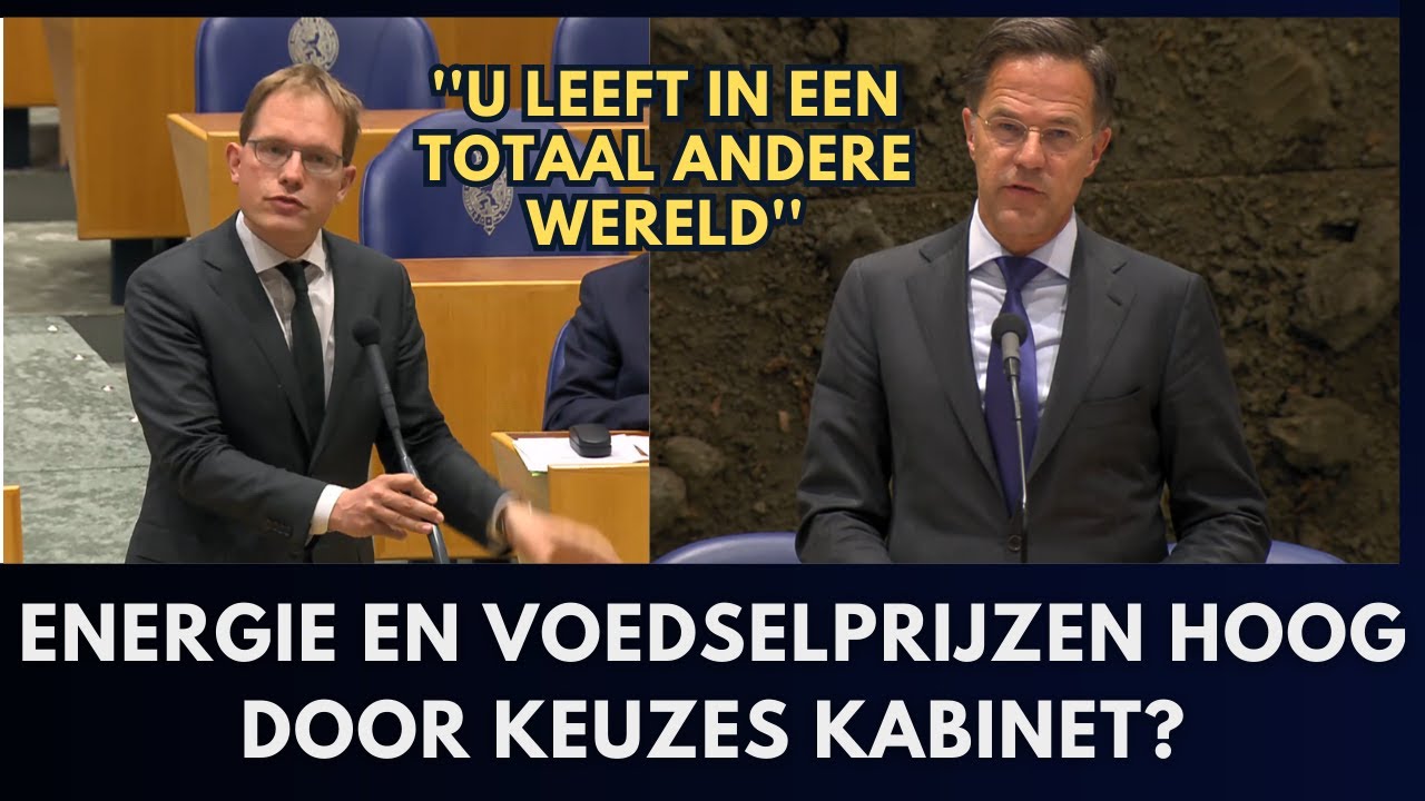 Tweede Kamer: Pepijn Van Houwelingen geeft het KABINET schuld van de ...