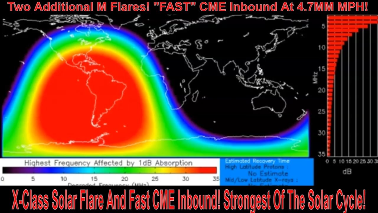 X-Class Solar Flare And Fast CME Inbound! Strongest Of The Solar Cycle ...