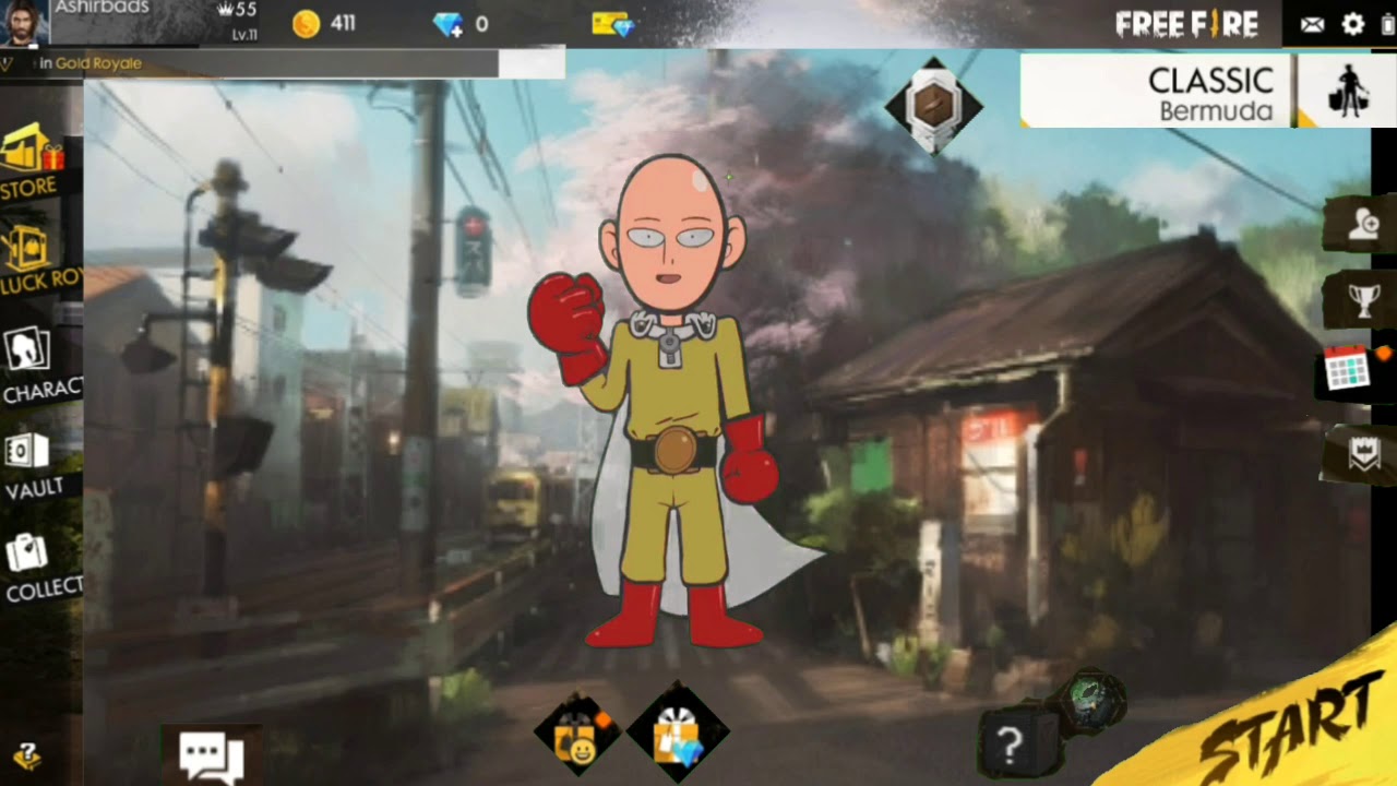 Saitama #free fire - YouTube