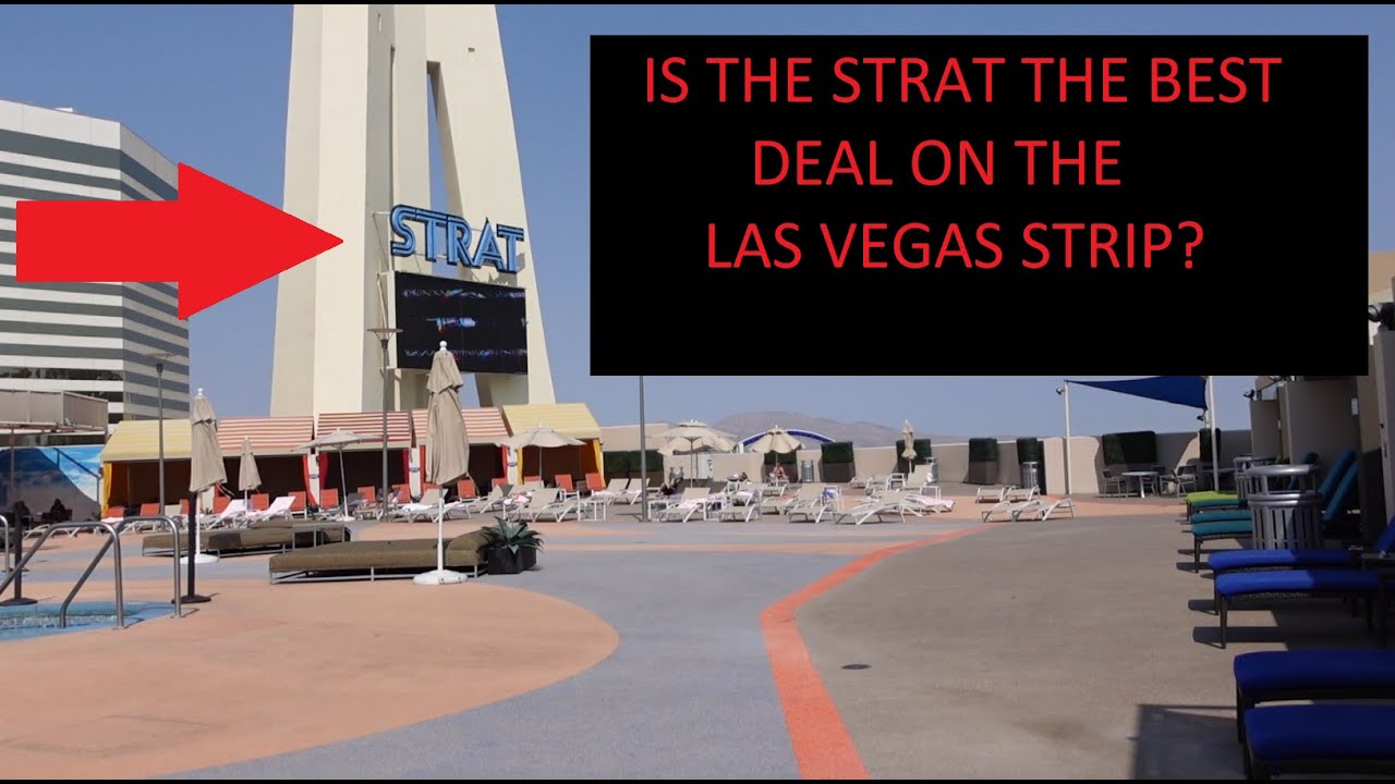 The Strat Complete Tour! Room Tour, Pool Tour, And The Skypod! - YouTube