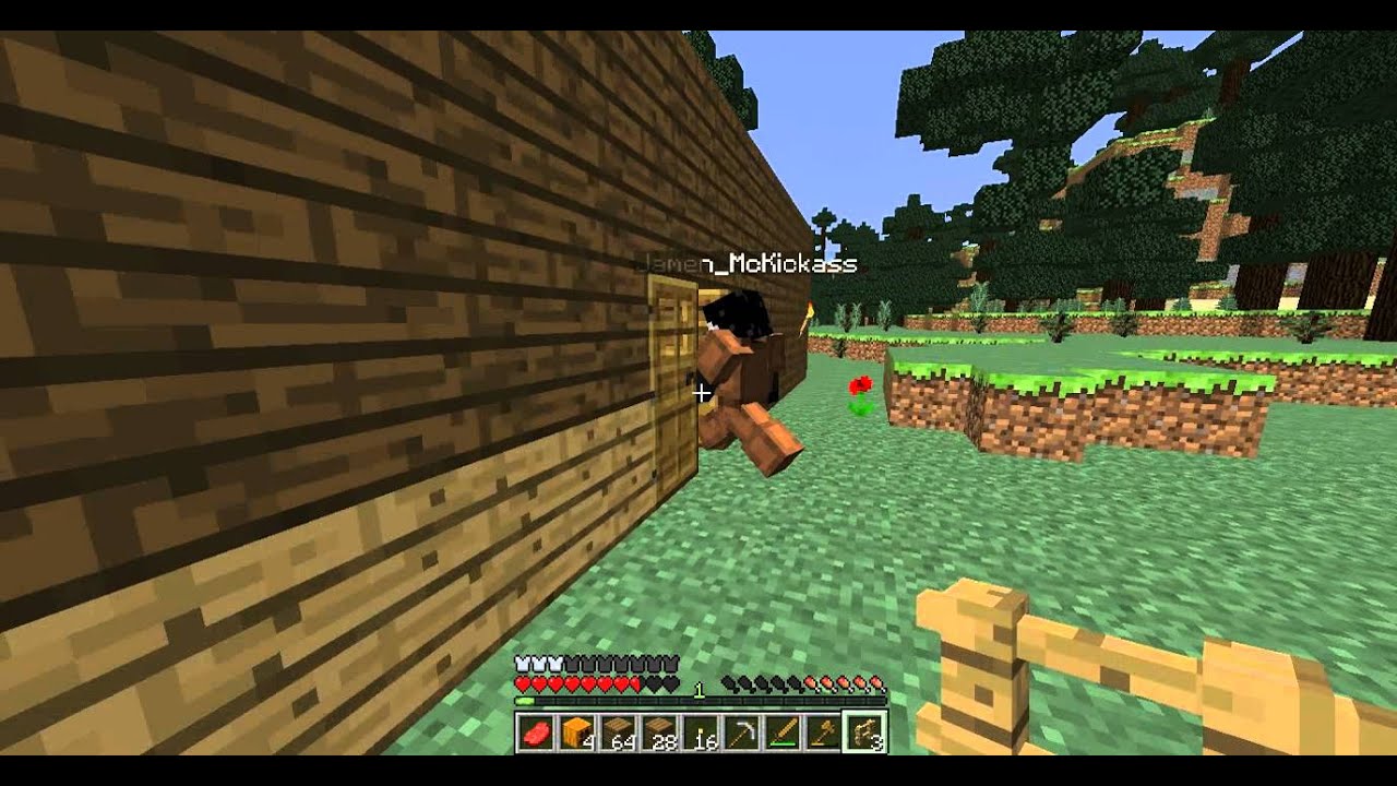 MINECRAFT- Backwards doors!? - YouTube