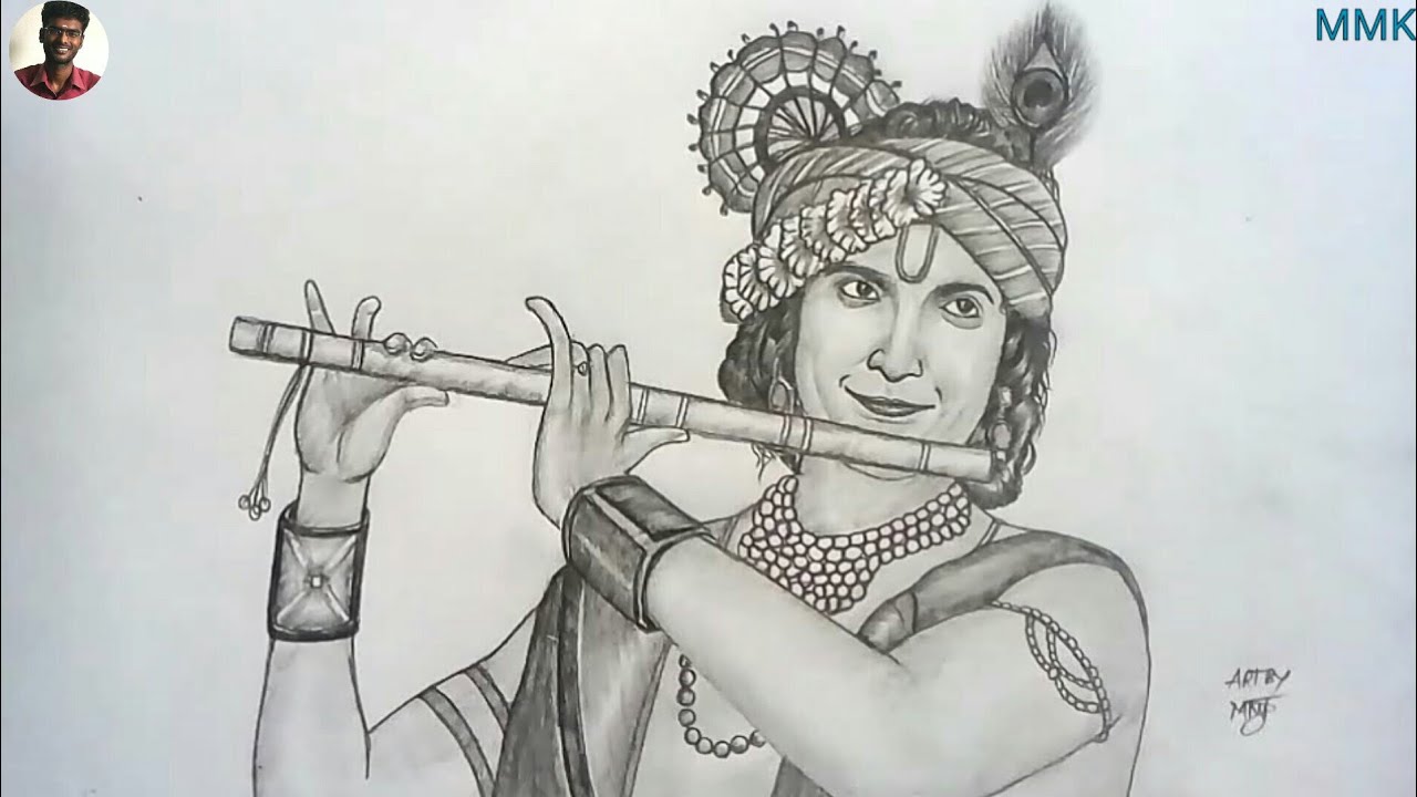 Sumedh Mudgalkar #Radha krishna serial #MMK drawing . - YouTube